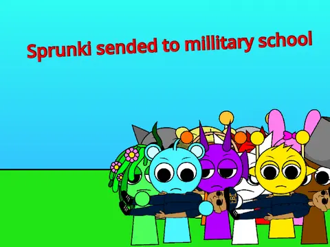 Sprunki Military School - Intense Training Mod Game | GoSprunki