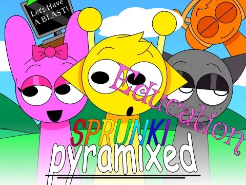 Sprunki Pyramixed Education | Play Free Online Learning Game